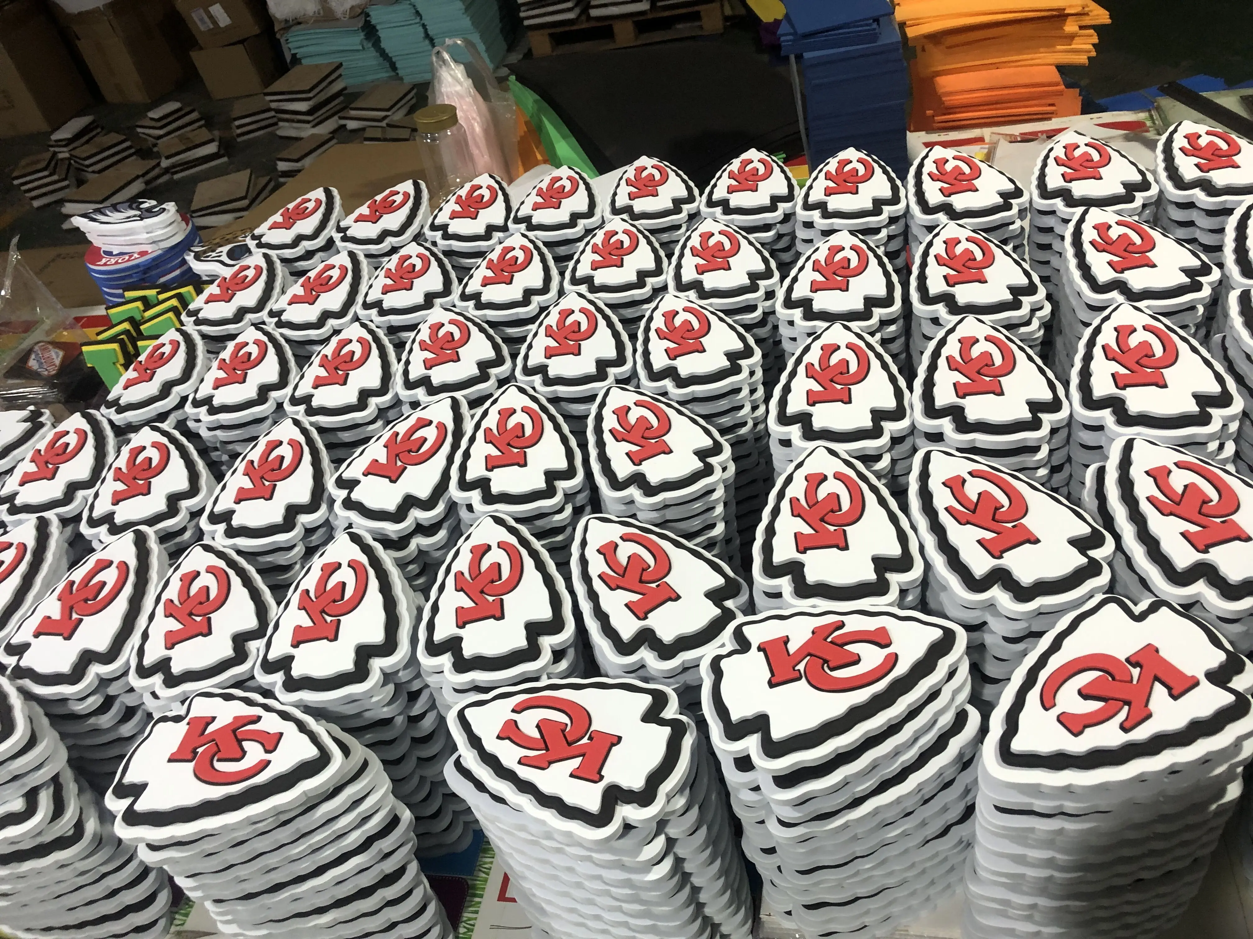 Large Size Football Baseball Team Fan Custom Logo Size 3d Eva Foam ...