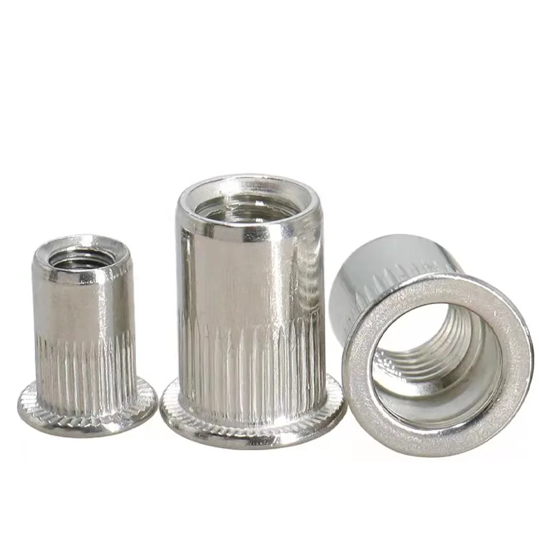 Pop Flat Head Blind Rivet Pressure Threaded Inserts Stainless Steel ...