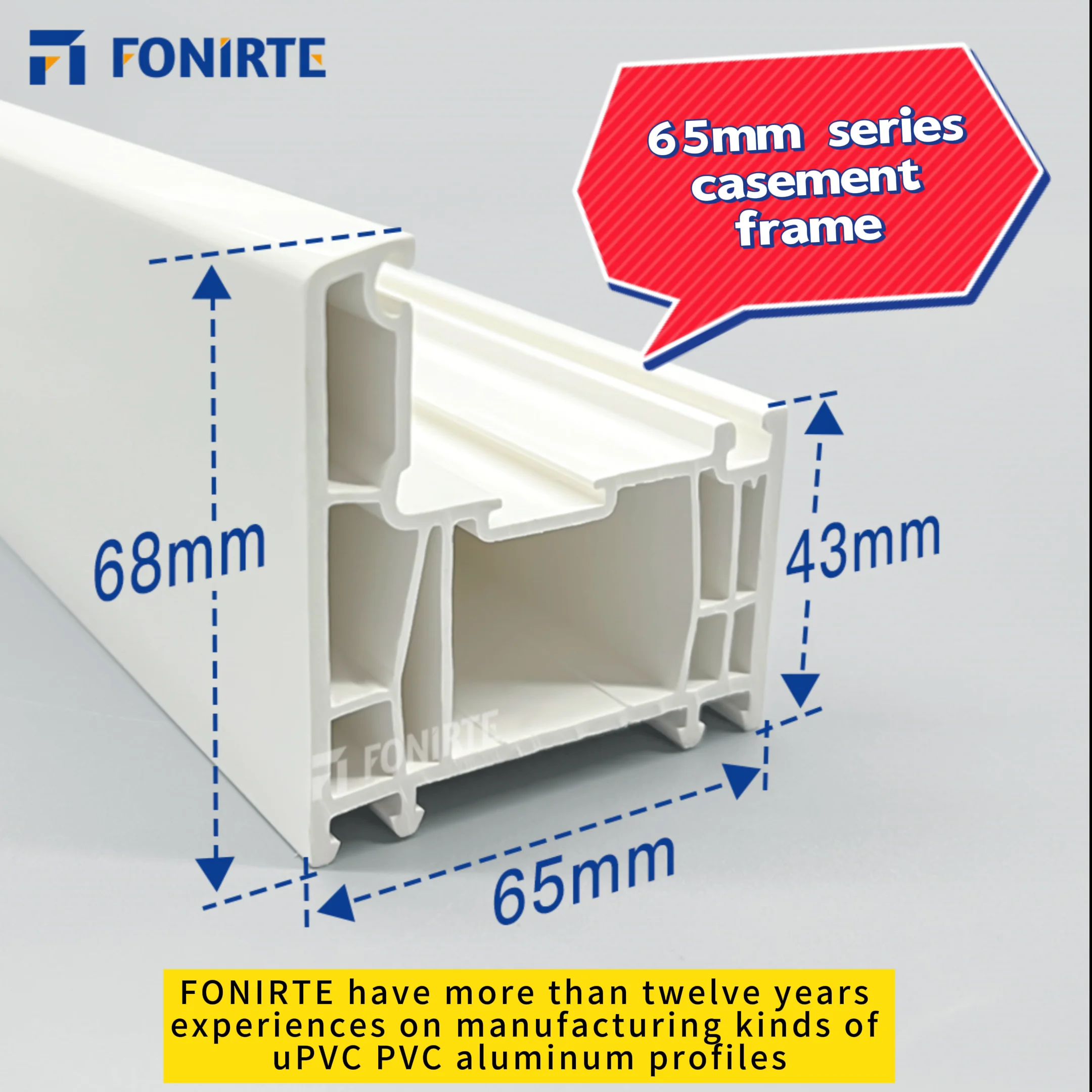 Upvc Profile High Quality Extruded Plastic Fonirte Factory Oem Odm Other Window Door Pvc ...