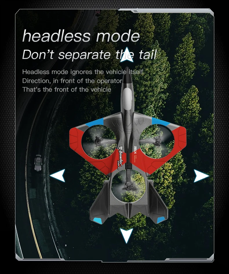 New V27 Rc Glider Remote Control Drones 4k Hd Camera Rc Airplane 6ch ...