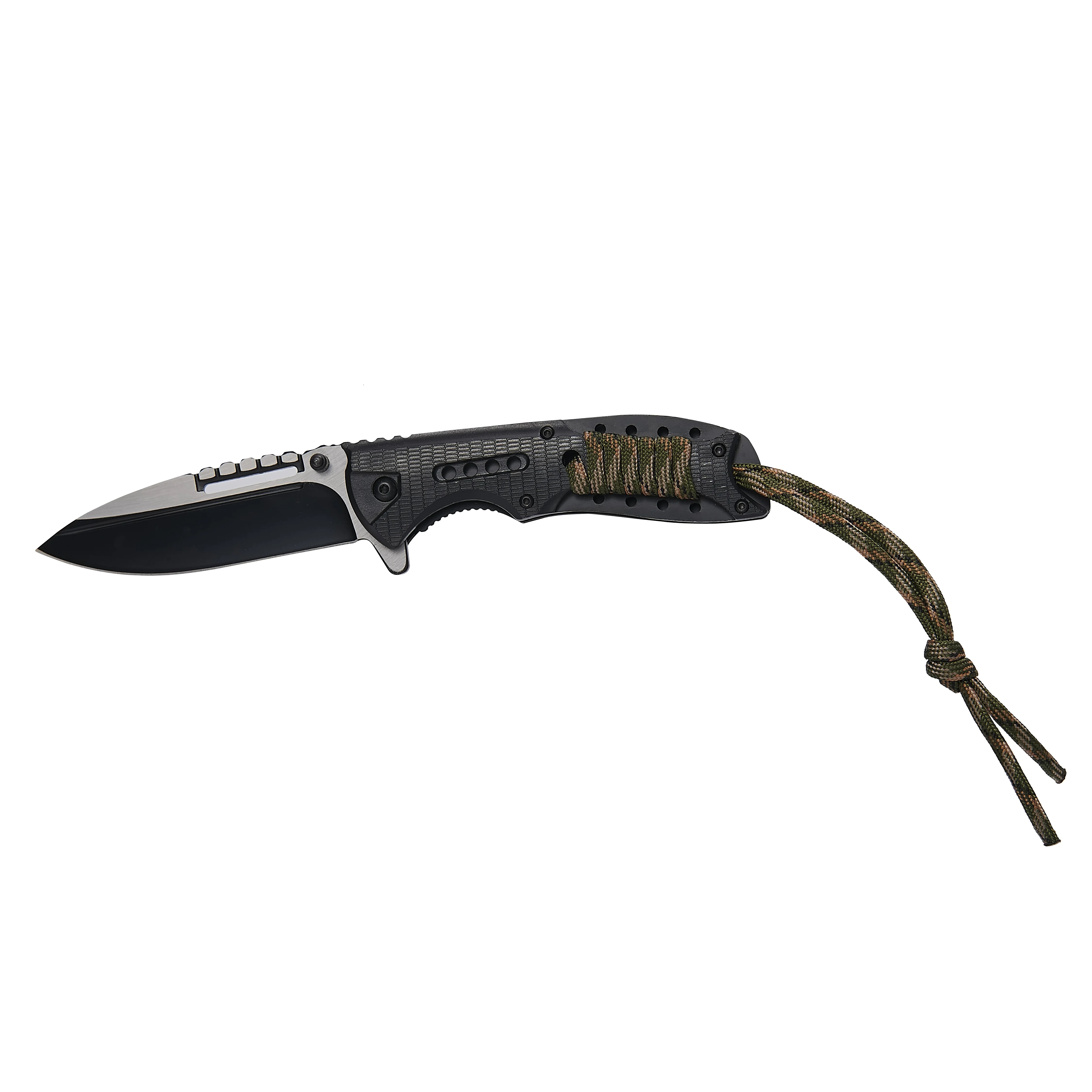 Tactical Paracord Handle Folding Knife Pocket Knife with Liner Lock and ...
