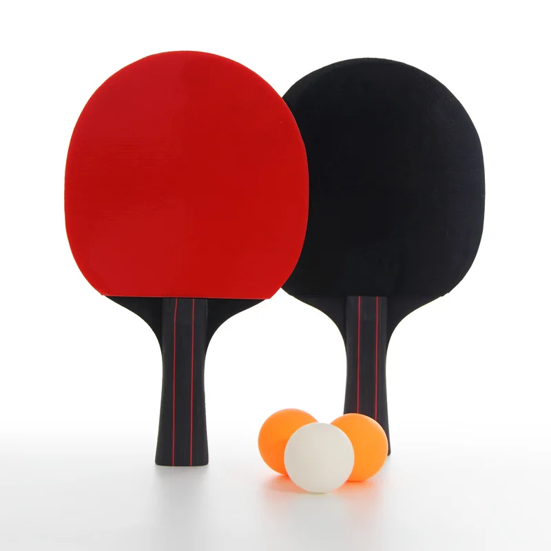 Cheap Professional New High Quality Ping Pong Paddle Indoor Sport Equipment Set Blade Rubber ...
