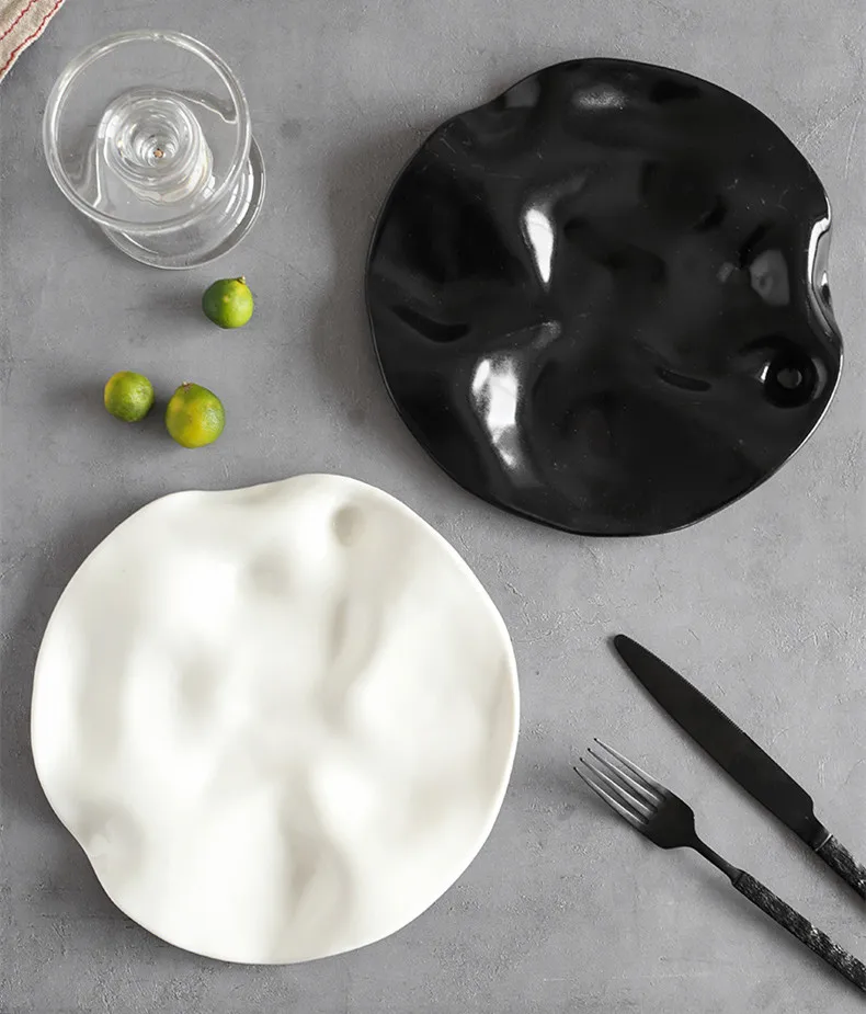 Unique Restaurant Dishes - Elegant Porcelain Plates