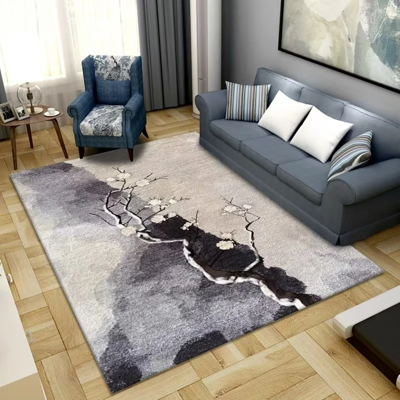 Luxury Modern Geometric Flower 3D Printed Carpet and Rug Non-Slip Cover ...