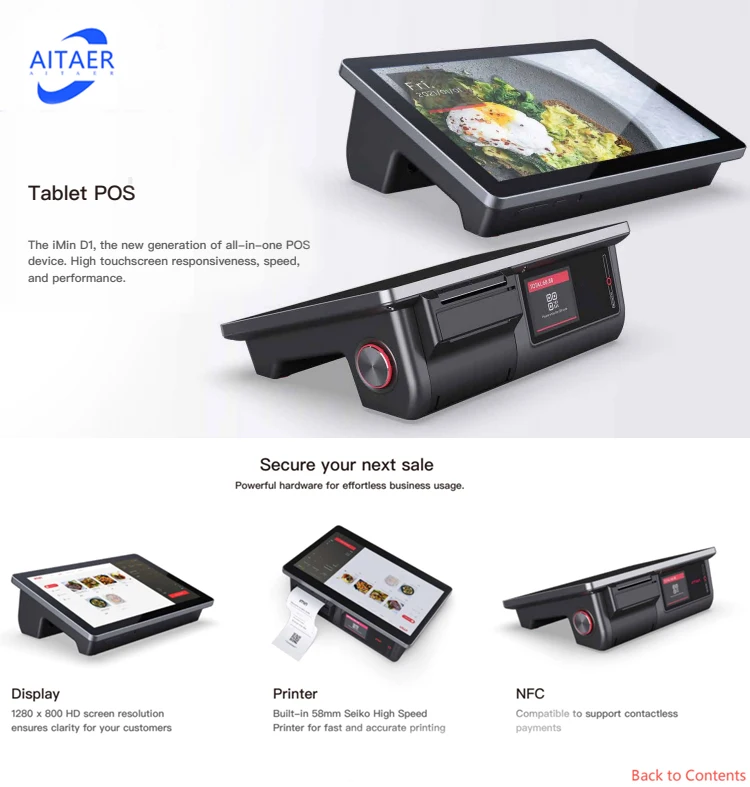 New Windows Cash Register Desktop Tablet Pos Systems Terminal Touch Screen Pos Machine 10 Inch ...