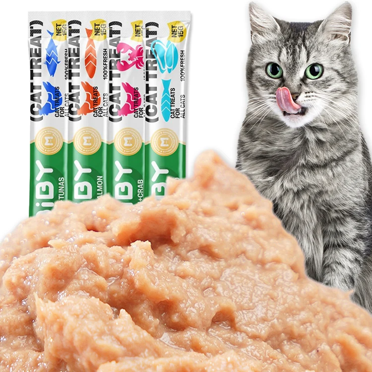 Manufacturer Wholesale 15g * 10 Per Pack of the Cat Snacks Cat Food ...