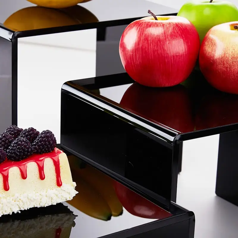 Jery Buffet Party Food Display Catering Stand Salad Rack Acrylic ...