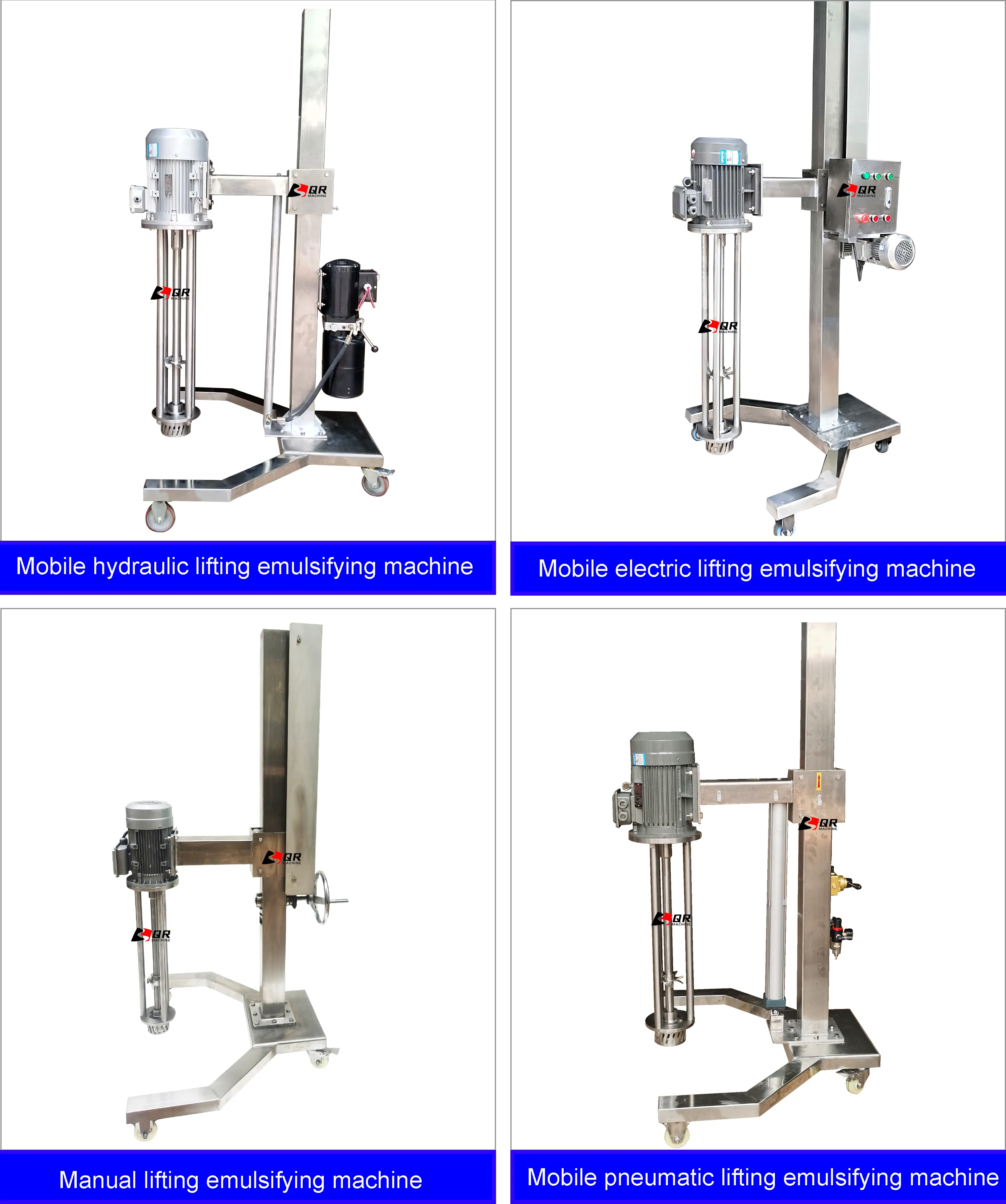 Lift Type Pneumatic Mixer 5 Gallon Agitator Stirrer Mixing Machine ...