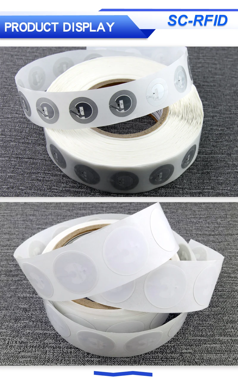 13.56mhz Programmable Iso14443a Hf Rfid Nfc Tag Rfid Label Sticker ...