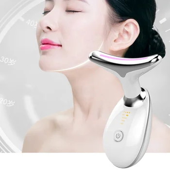 Microcurrent V Face Neck Lifting Massage Electric Face And Neck ...
