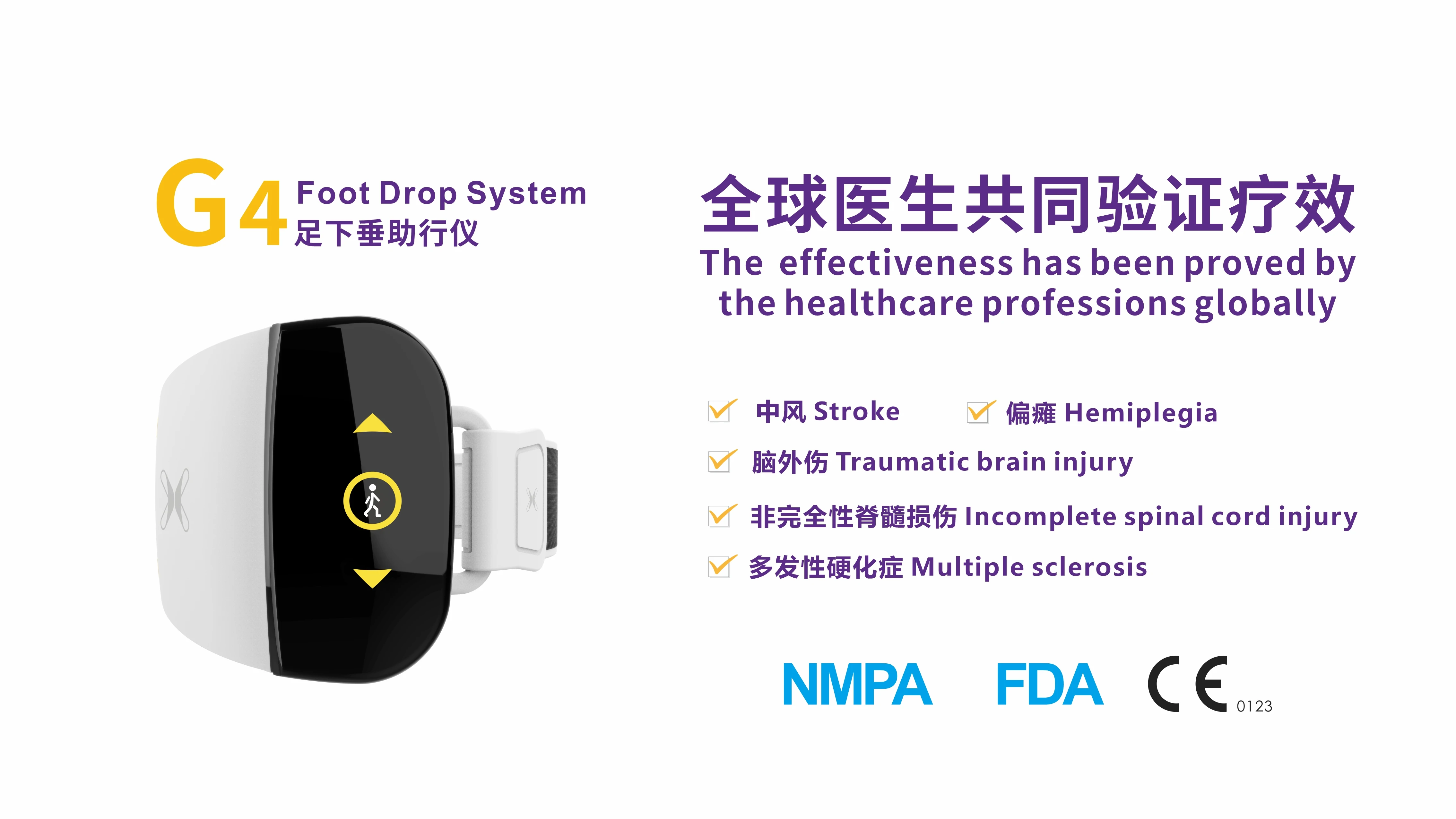 Alibaba.com: XFT Foot Drop Brace with Elastic FES Rehabilitation and ...