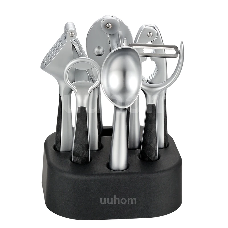 9pcs Multifunctional Kitchen Accessories Non-slip Zinc Alloy Metal ...