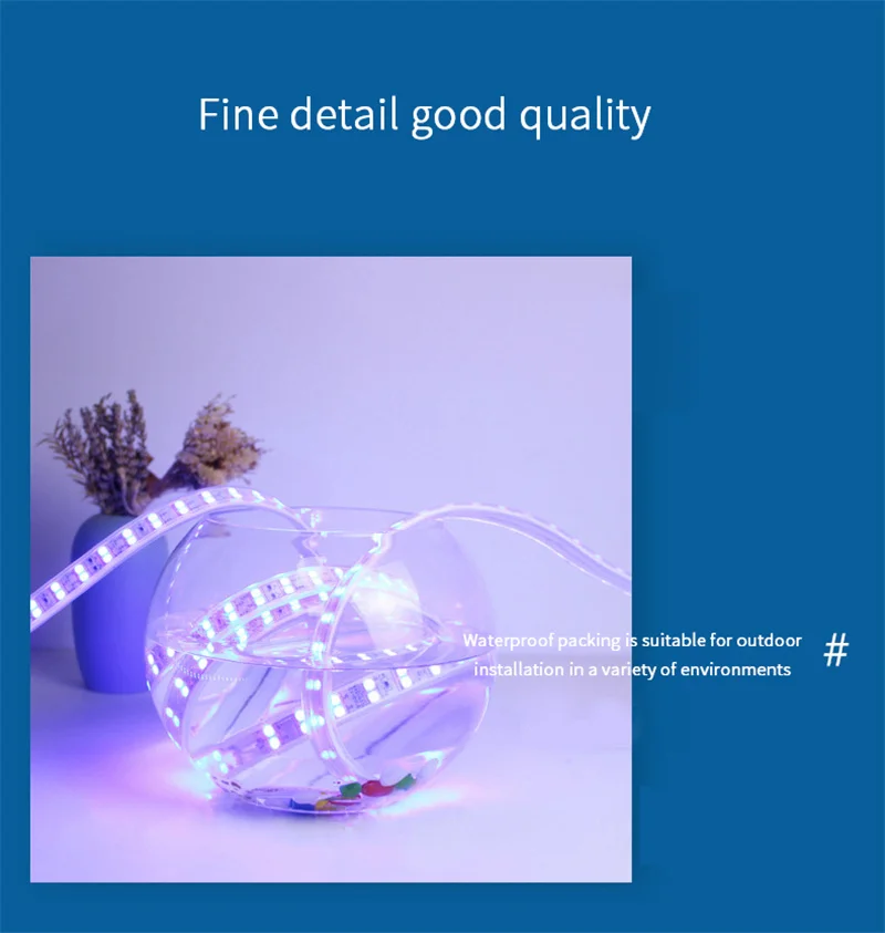 220v Ip65 Pvc Cover Smd 5050 220v Rgb Led Strip 60 72 120 Leds Flexible ...