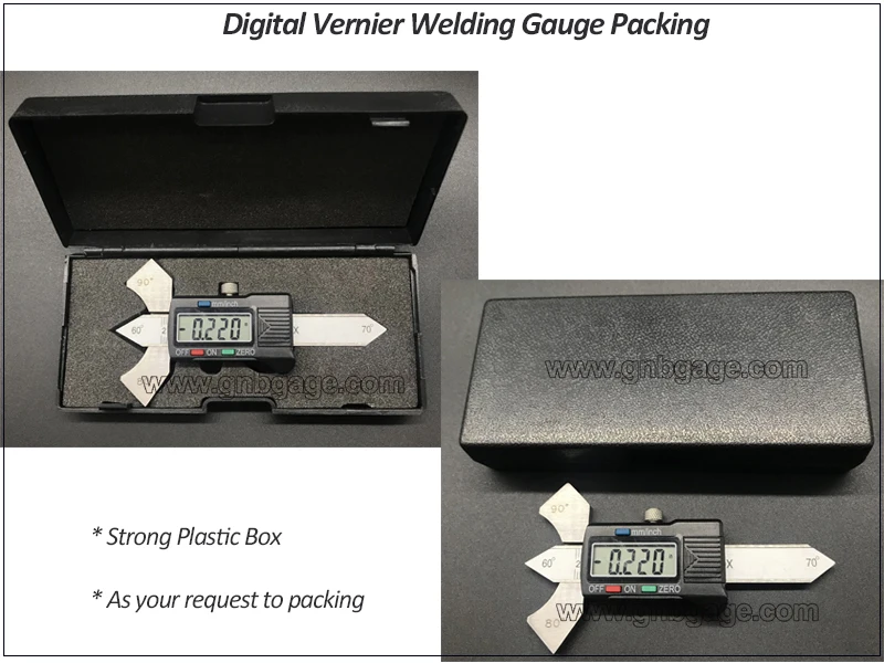 Digital Welding Gauge Weld Seam Fillet Inspection 20mm Lcd Display ...