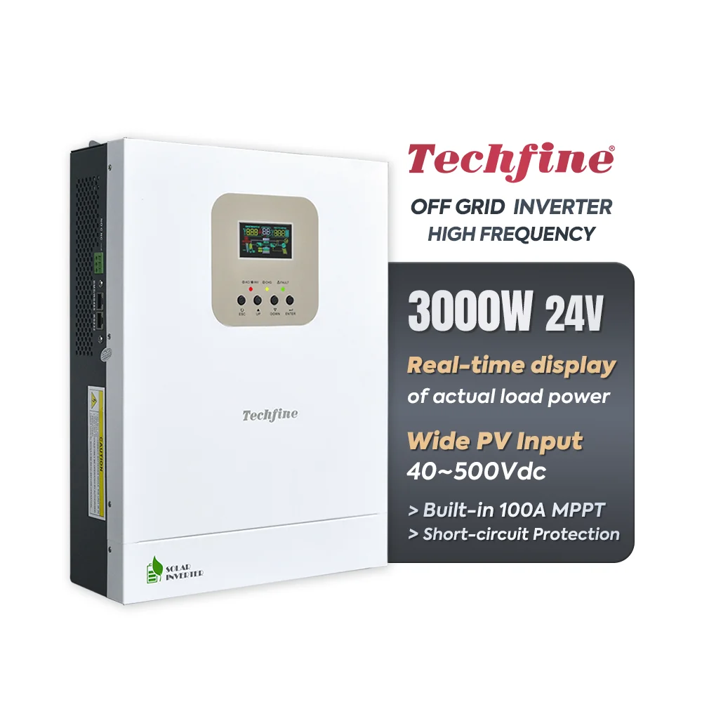 Techfine pure sine wave 3000 watt Wide PV range off grid 3KW 3000w 24v ...