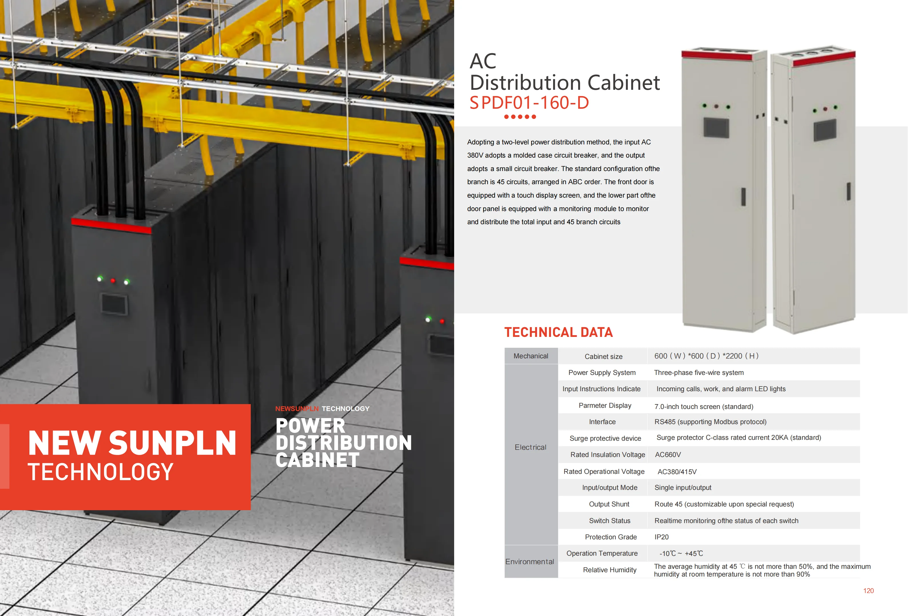 Precision Mount Data Center Power Distribution Control Cabinet Server ...