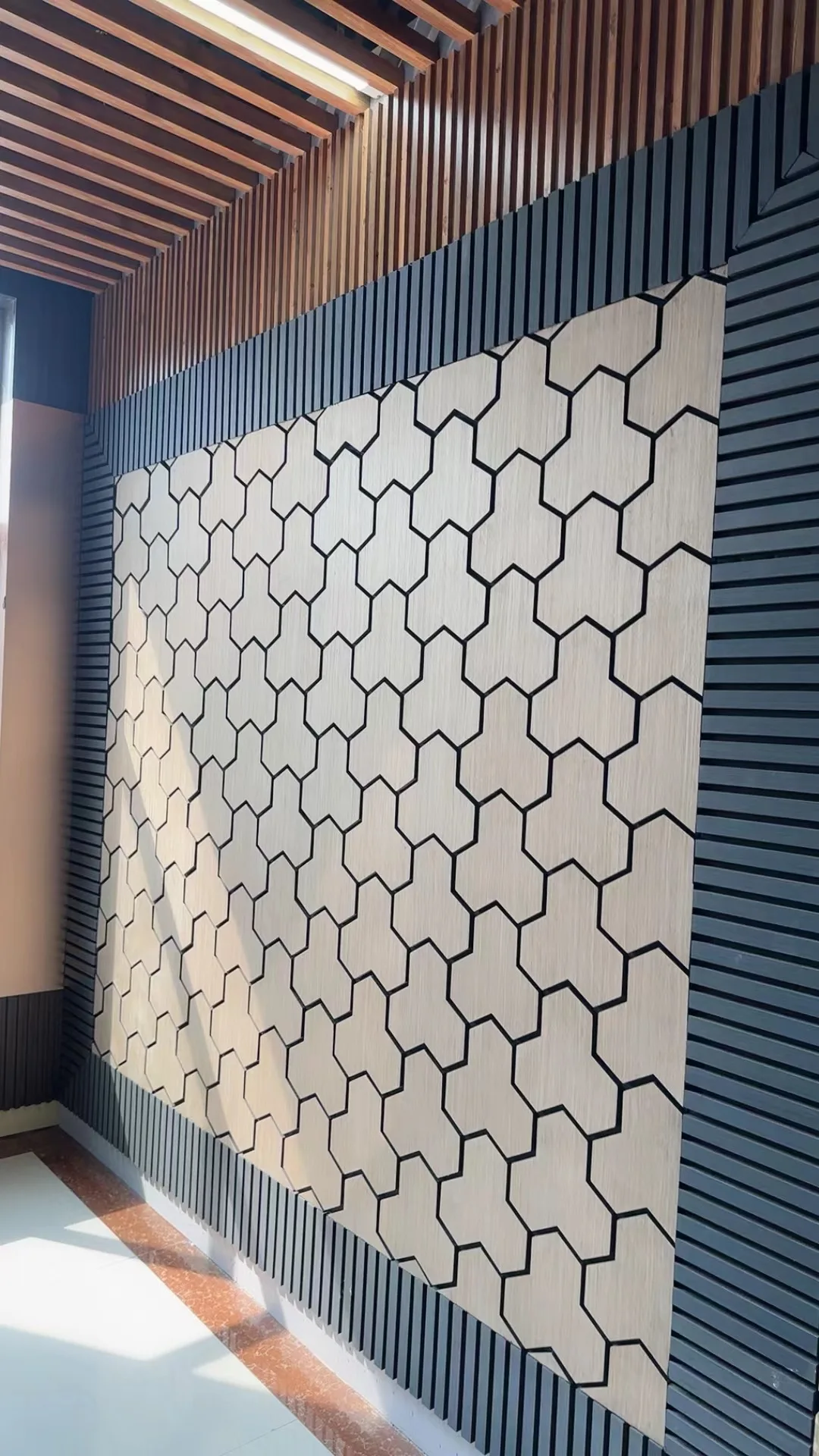 Akupanel Wood Wool Veneer Slats - Soundproof Acoustic Panels