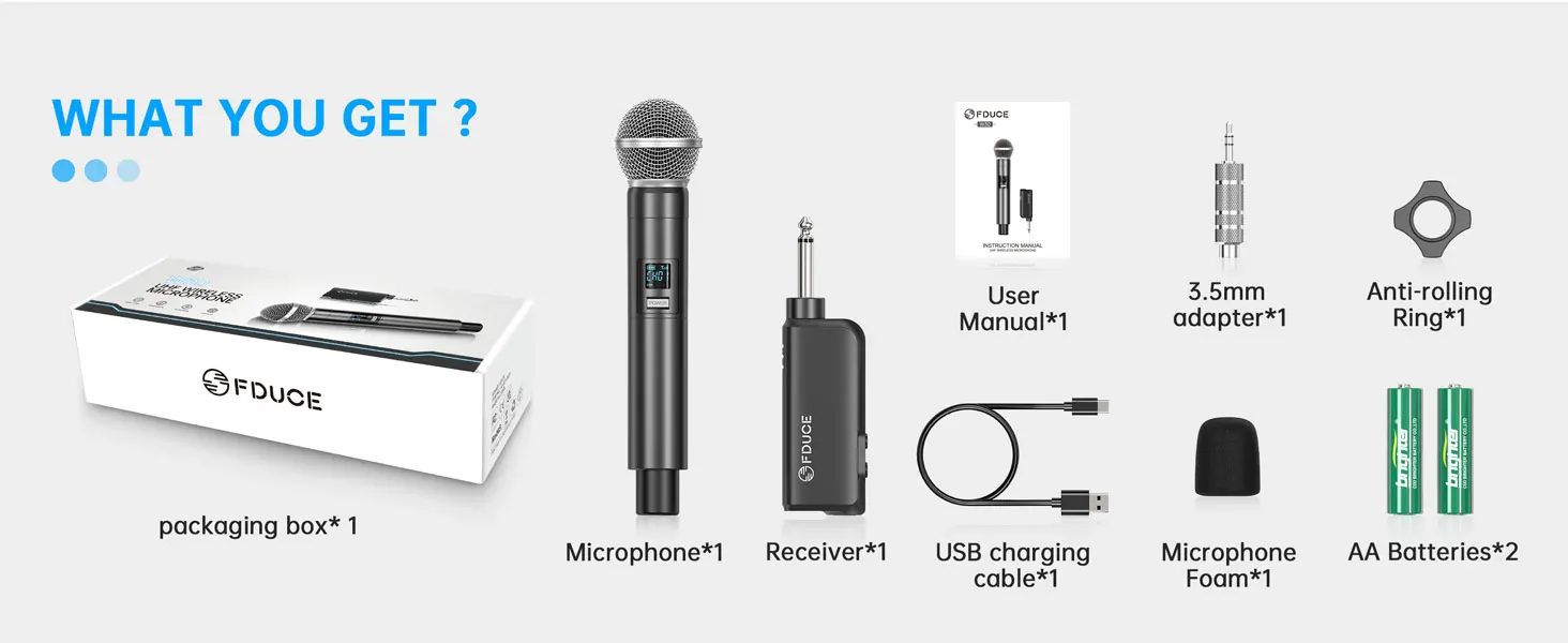 Best Universal Wireless Microphone UHF for Karaoke Singing