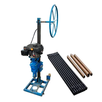Single Person Backpack Drilling Rig Core Sampling 5hp Gasoline Powered ...