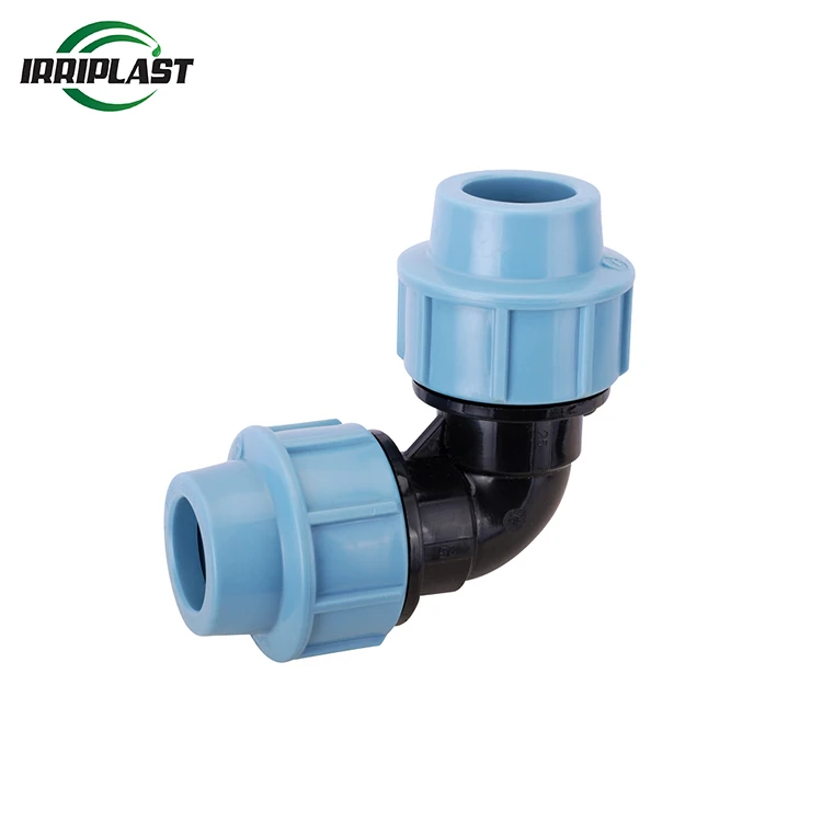 Irriplast Irrigation HDPE Compression Fittings PP Straight Tee Elbow Coupling Connector Casting ...