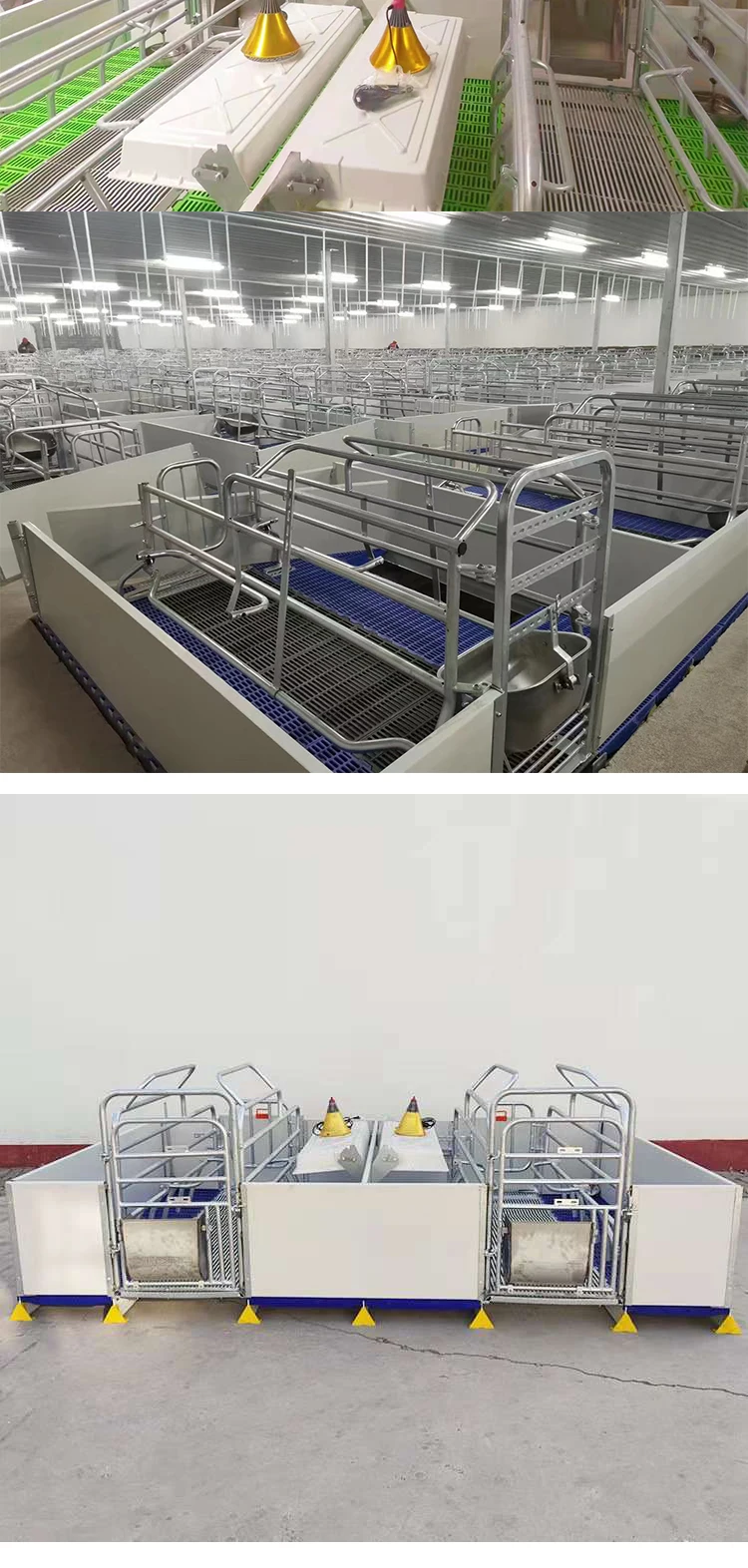 Pig Farm Equipment - European Double Birth Bed with Warranty
