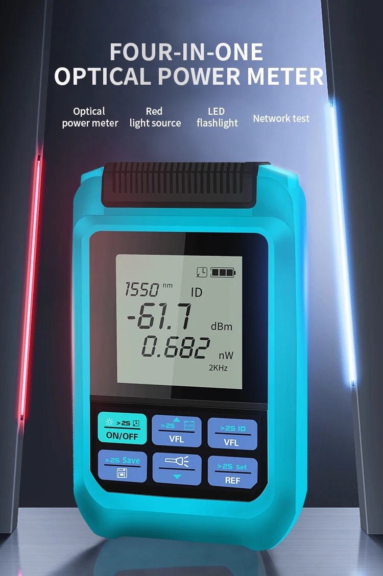 4 in 1 Mini Fiber Optical Laser Power Meter - OPM Price