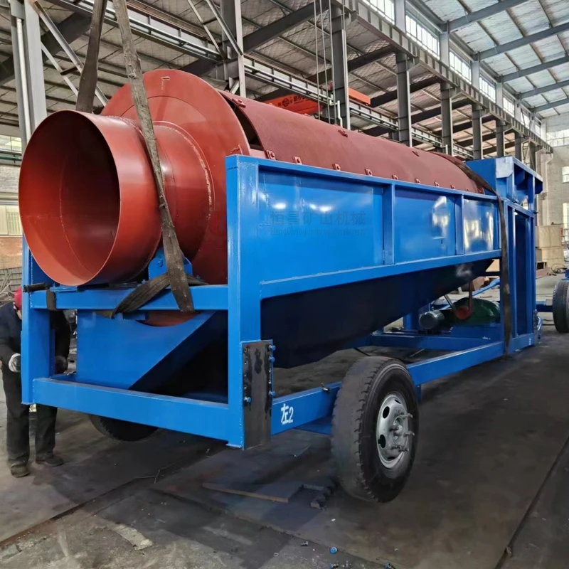 High Productivity Rotary Drum Compost Screen - 1 Year Warranty