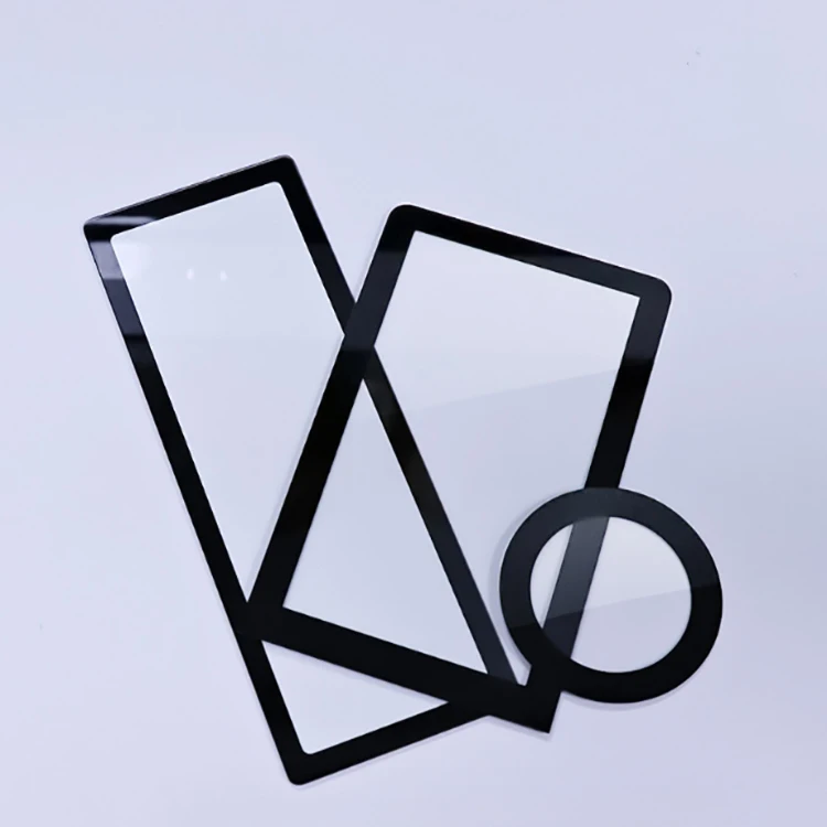 Customized Ultra White High Transparency Glass Circular Screen Printed ...