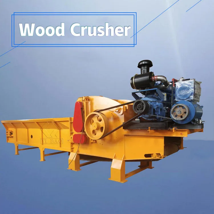 Garden diesel Wood Chipper Shredder for Tree Branches Stalks Crusher ...