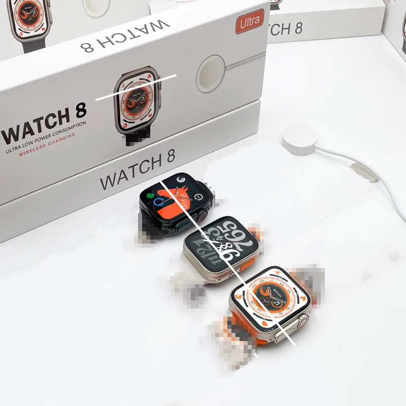 新款f8超智能手表49毫米45毫米蒙特雷洛伊智能iwo黑色w & O系列8 F8超智能手表 - Buy Hello Watch 8智能手表升级 ...