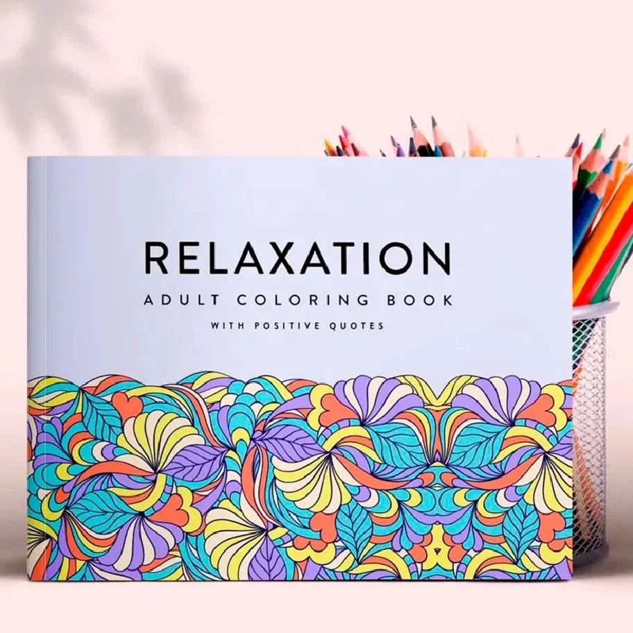 Custom Adult Soft Cover Coloring Book Printing Design Your Own Book for ...