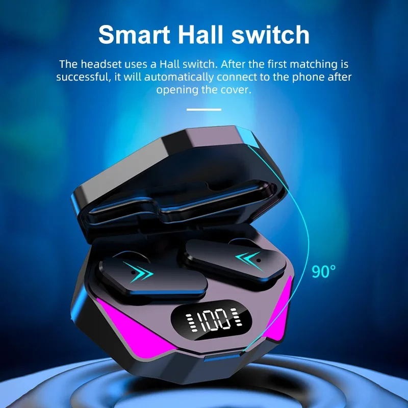 X15 TWS Game Headset - 65ms Low Latency for Competitive Gaming