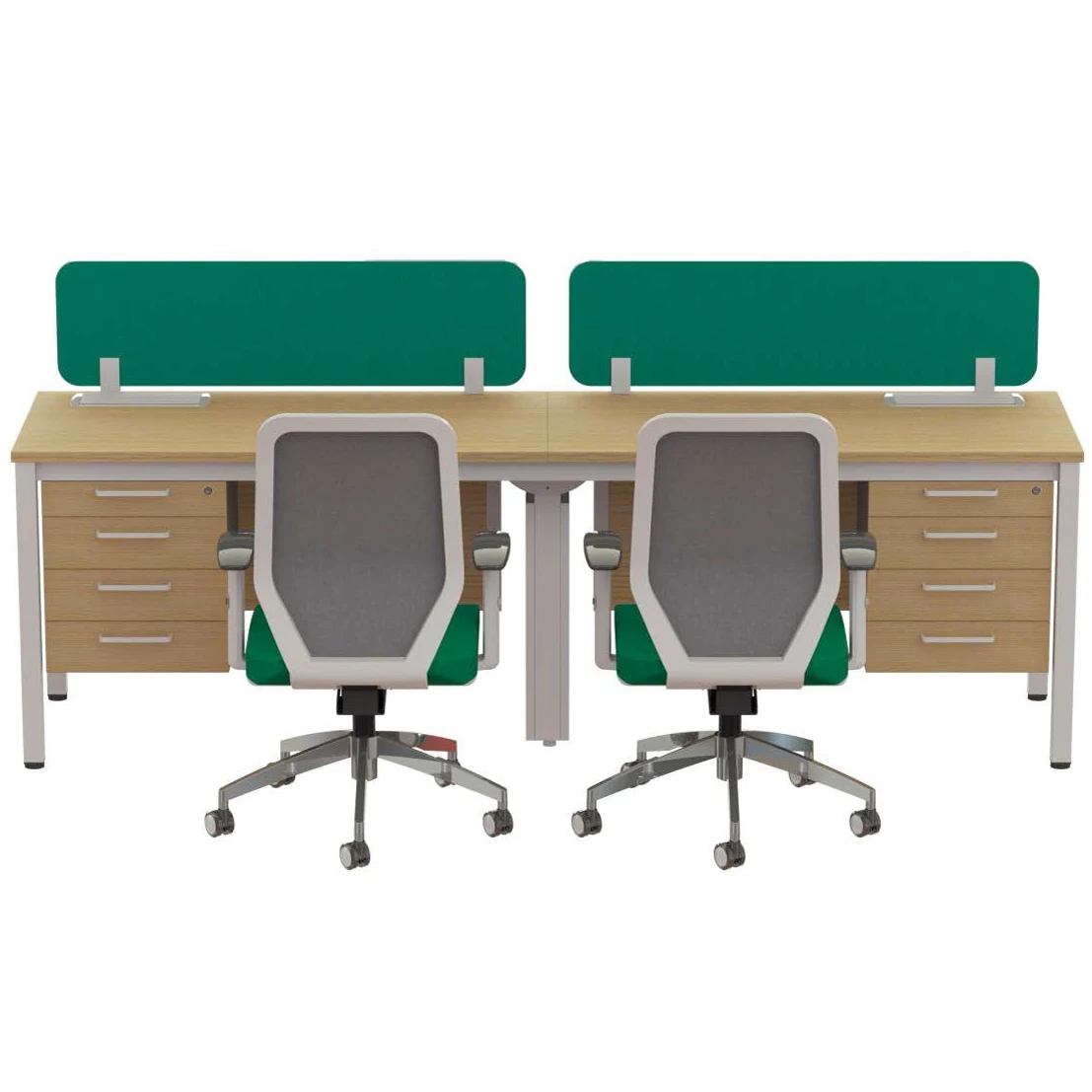 Modern Open Space Coworking Modular Office Table Work Station Desk ...