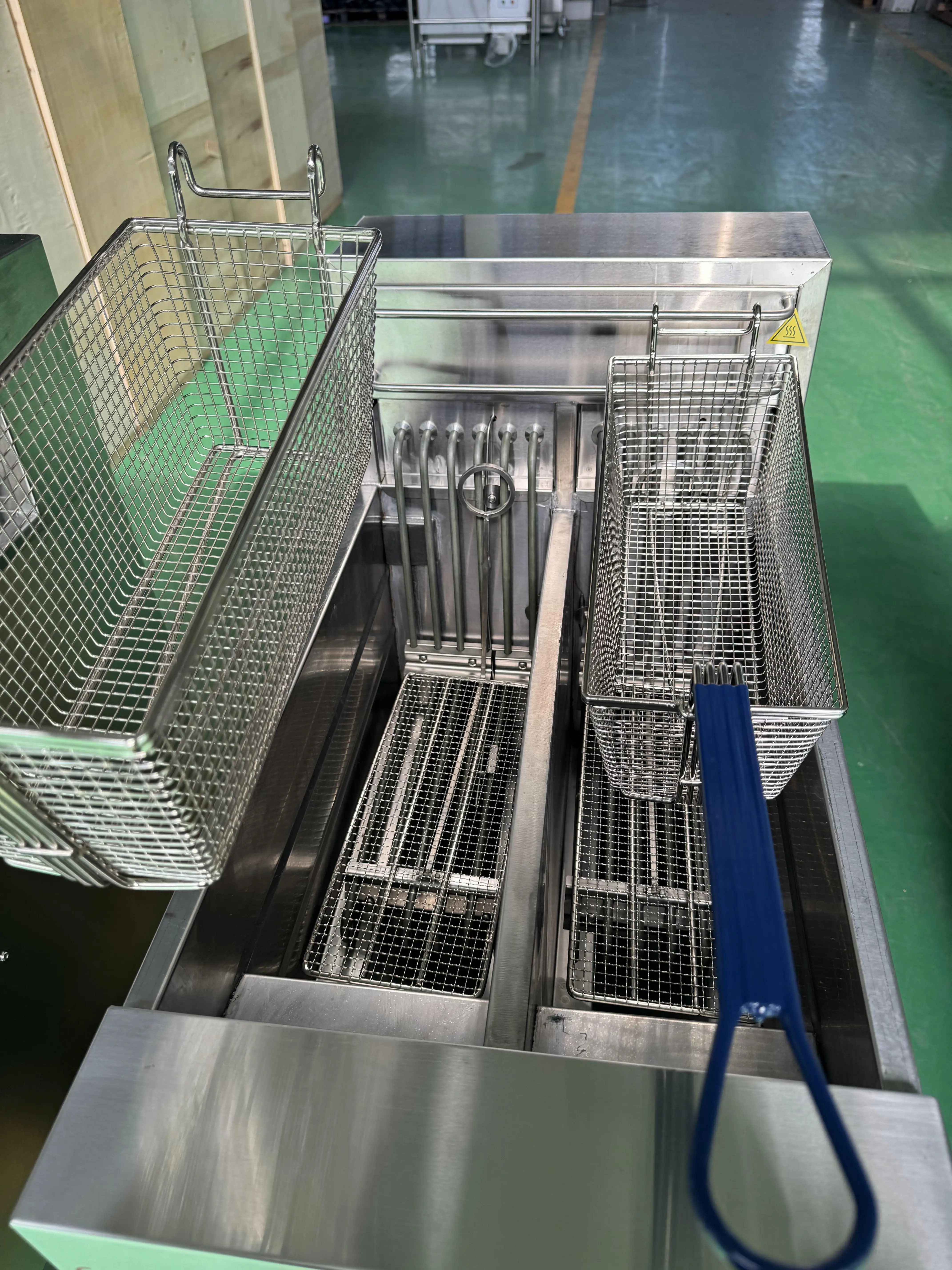 Automatic Lift Open Deep Fryer French Fries Fried Chicken Boraster ...