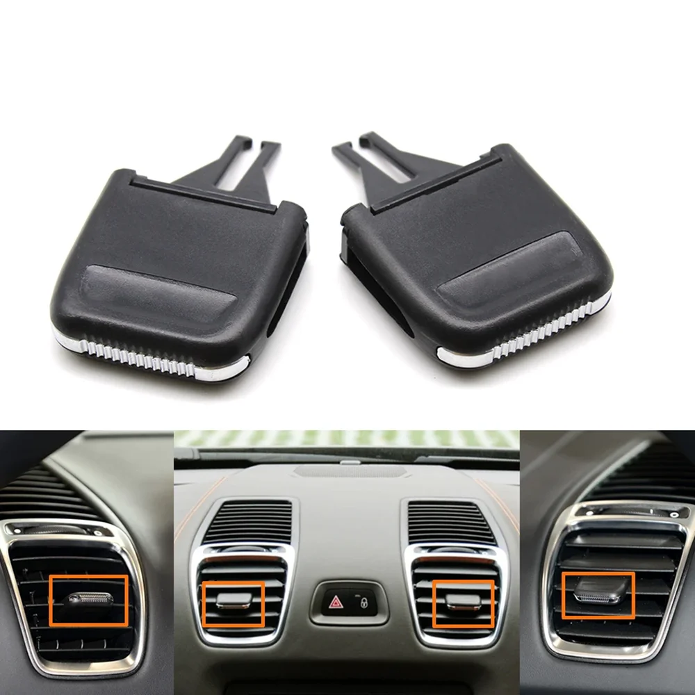 Interior Car Front Dash AC Vent Grille Outlet Tab Clip Slider Knob For ...