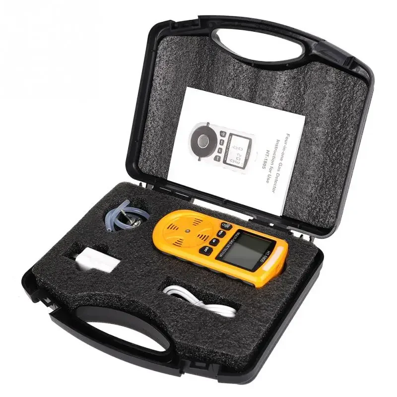 Ht 1805 Industrial Portable Hydrogen Natural H2s Gas Detector With ...