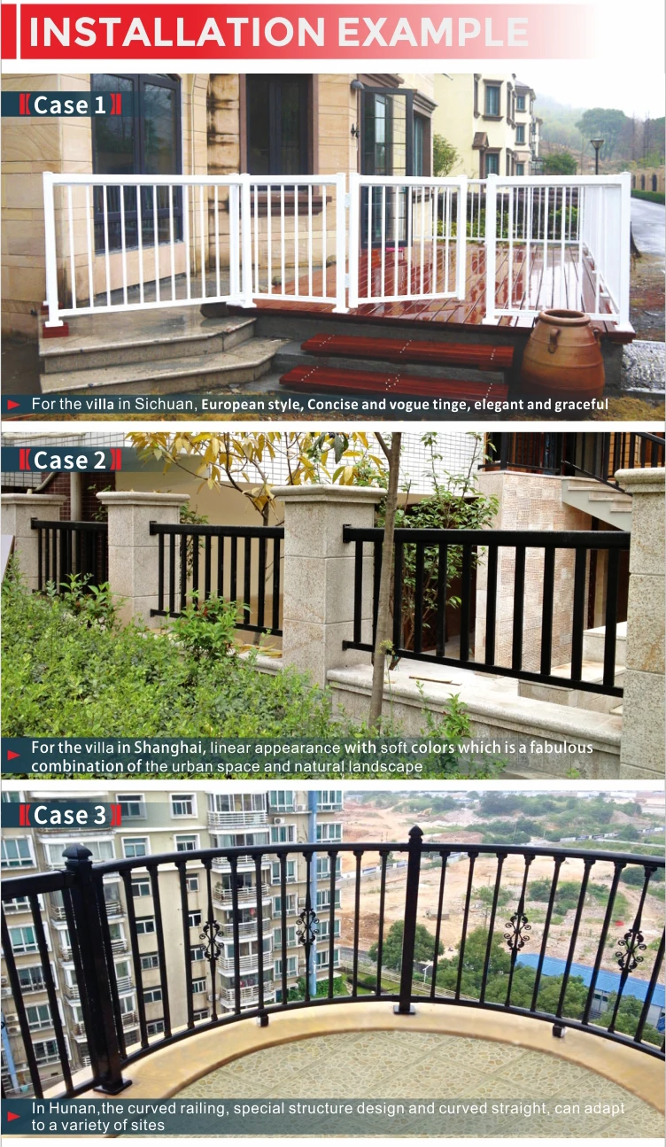 Customized Aluminum Railing Design Aluminium Handrail Aluminium Balcony ...