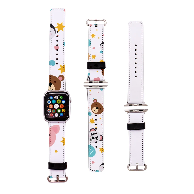 Casta Sublimation Leather Smart Watch Bands for Series 7