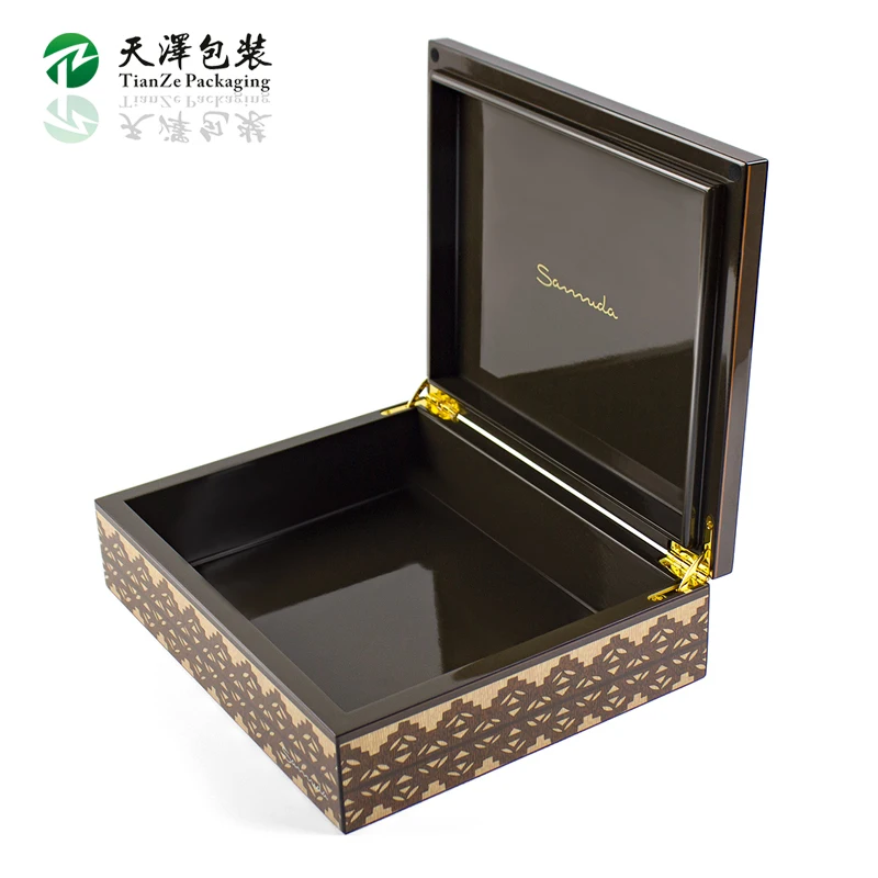 Customized High Gloss Varnish MDF Wooden Gift Box - Luxury Chocolate ...