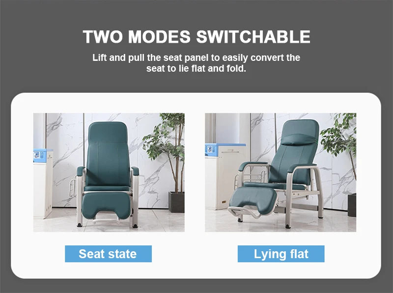Hospital Furniture Infusion Chair with IV Pole - Comfort & Customization
