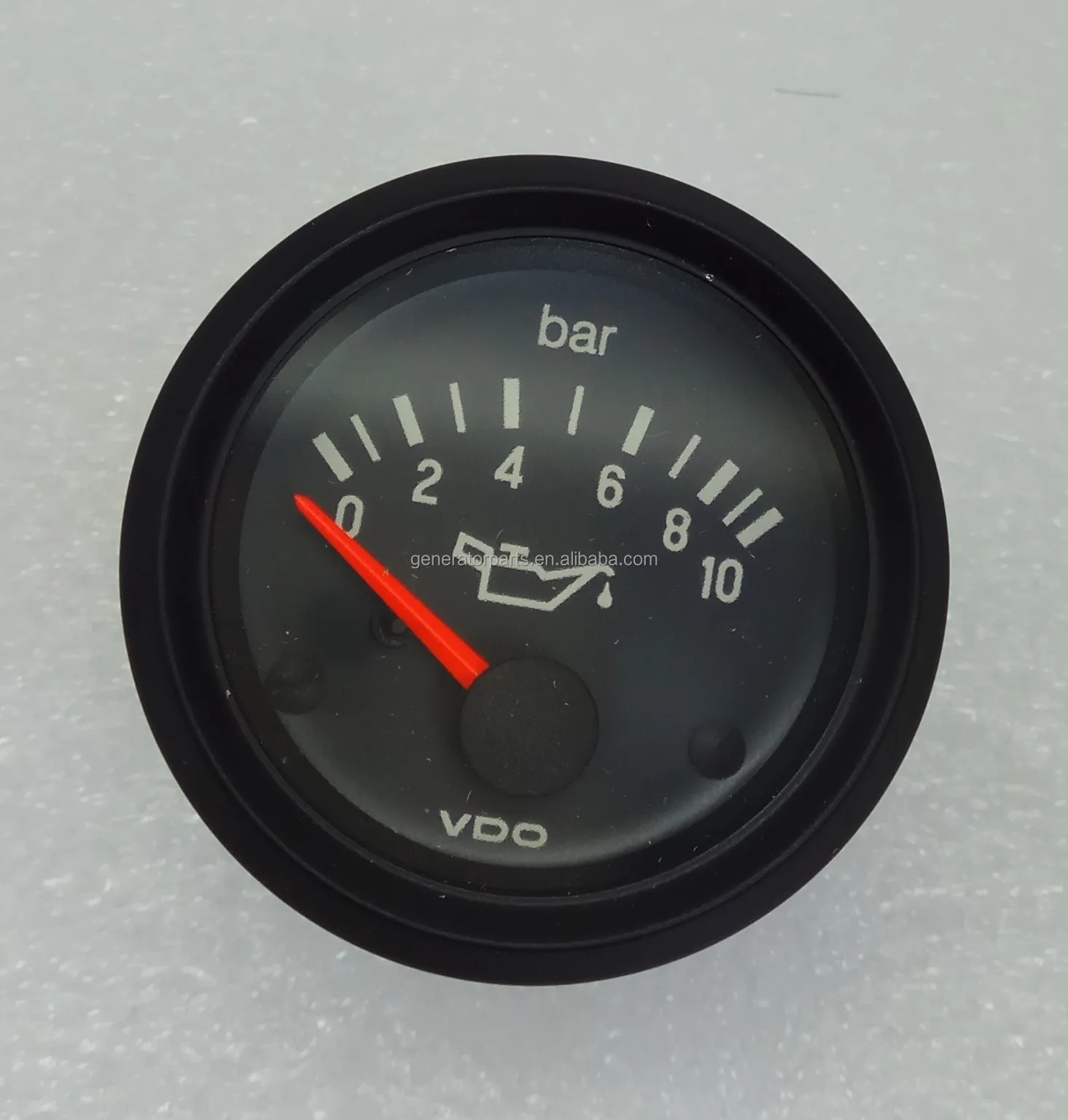 Genuine VDO Gauge 35003004 - Oil Pressure 0-10bar 52mm 12v