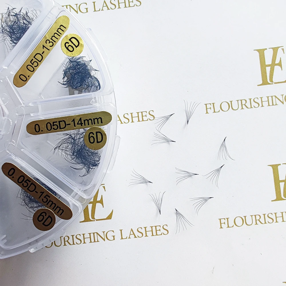 Loose Fans Pointy Base Lash Premade Fans Mega Volume Matte Cashmere ...