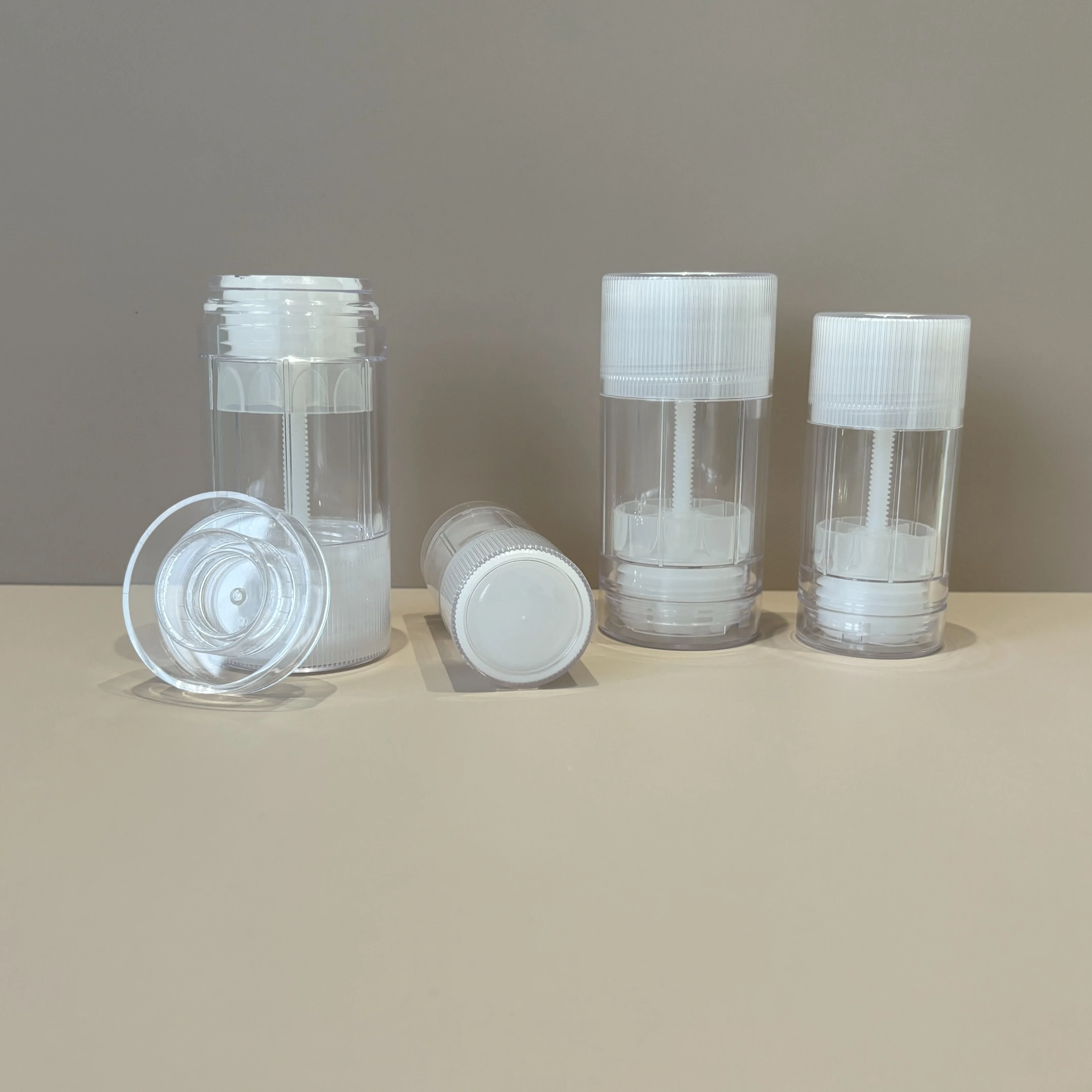 Plastic Deodorant & Perfume Bottle with Pump Empty Plastic Jar for ...