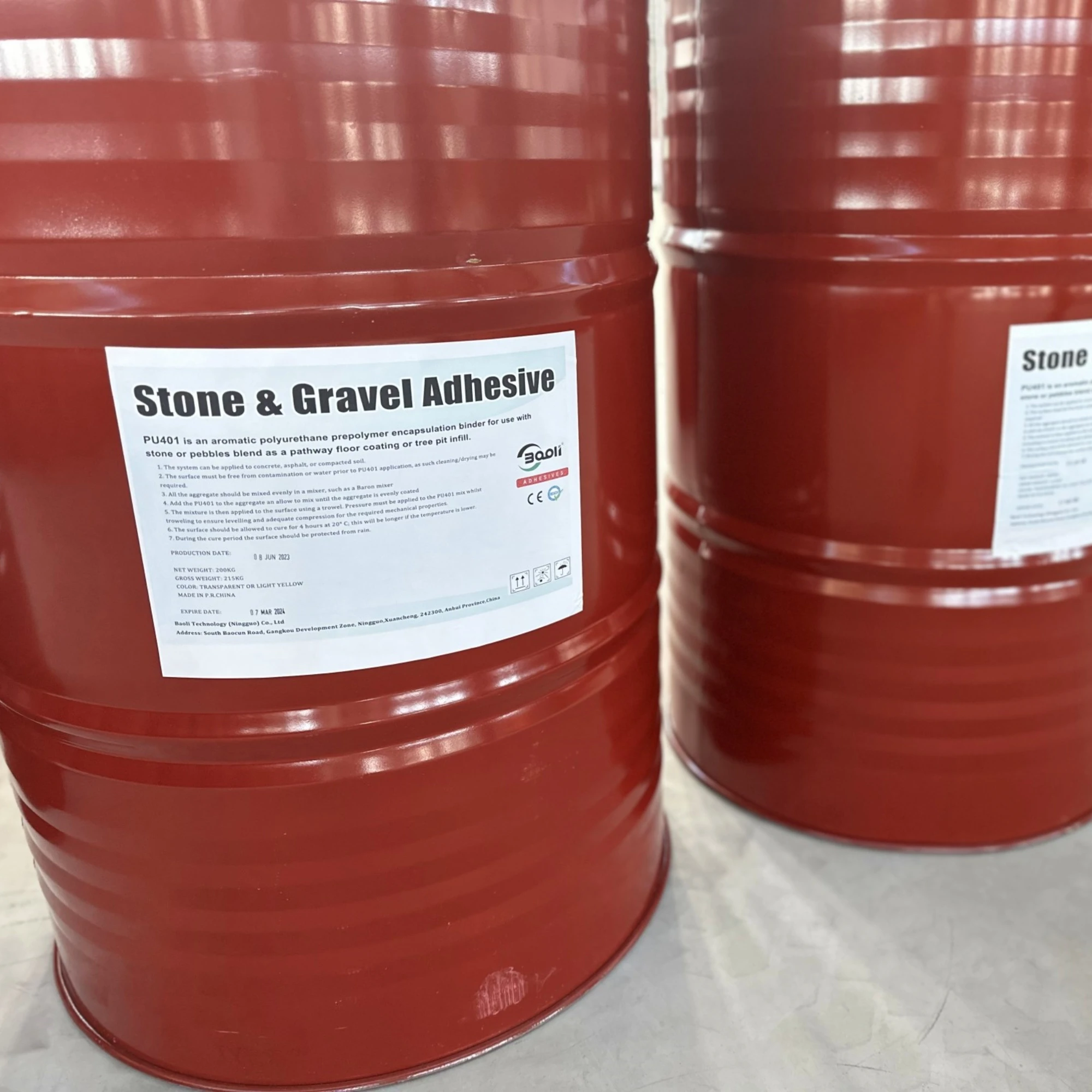 Factory Permeable Polyurethane Stone Surface Resin Bound Gravel ...