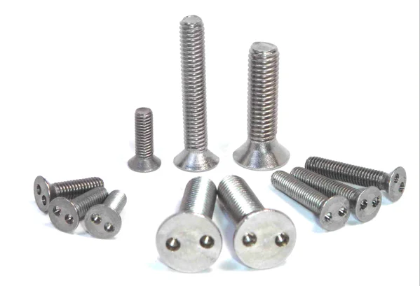 2 Hole Pig Nose Flat Head Security Anti-theft Bolt And Screws Tamper ...