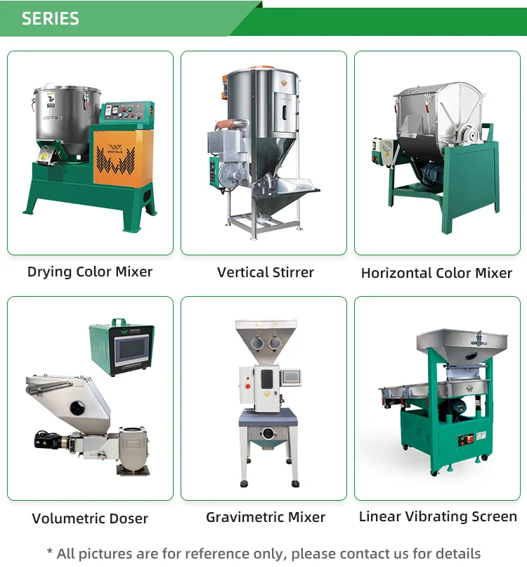 200kg 150kg 100kg 50kg Plastic Color Mixer - High Speed & Automatic