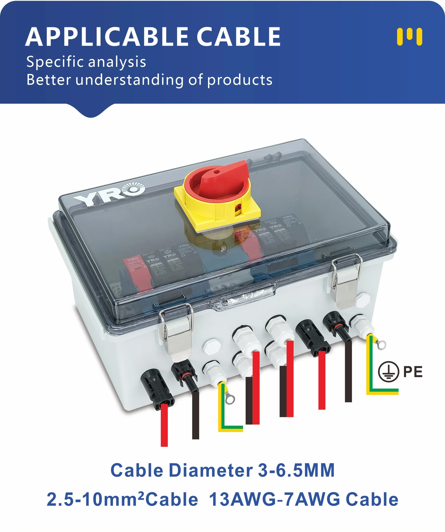 Pv Strings Dc Combiner Box 2 Input 2 Output 1000V - Safety & Efficiency