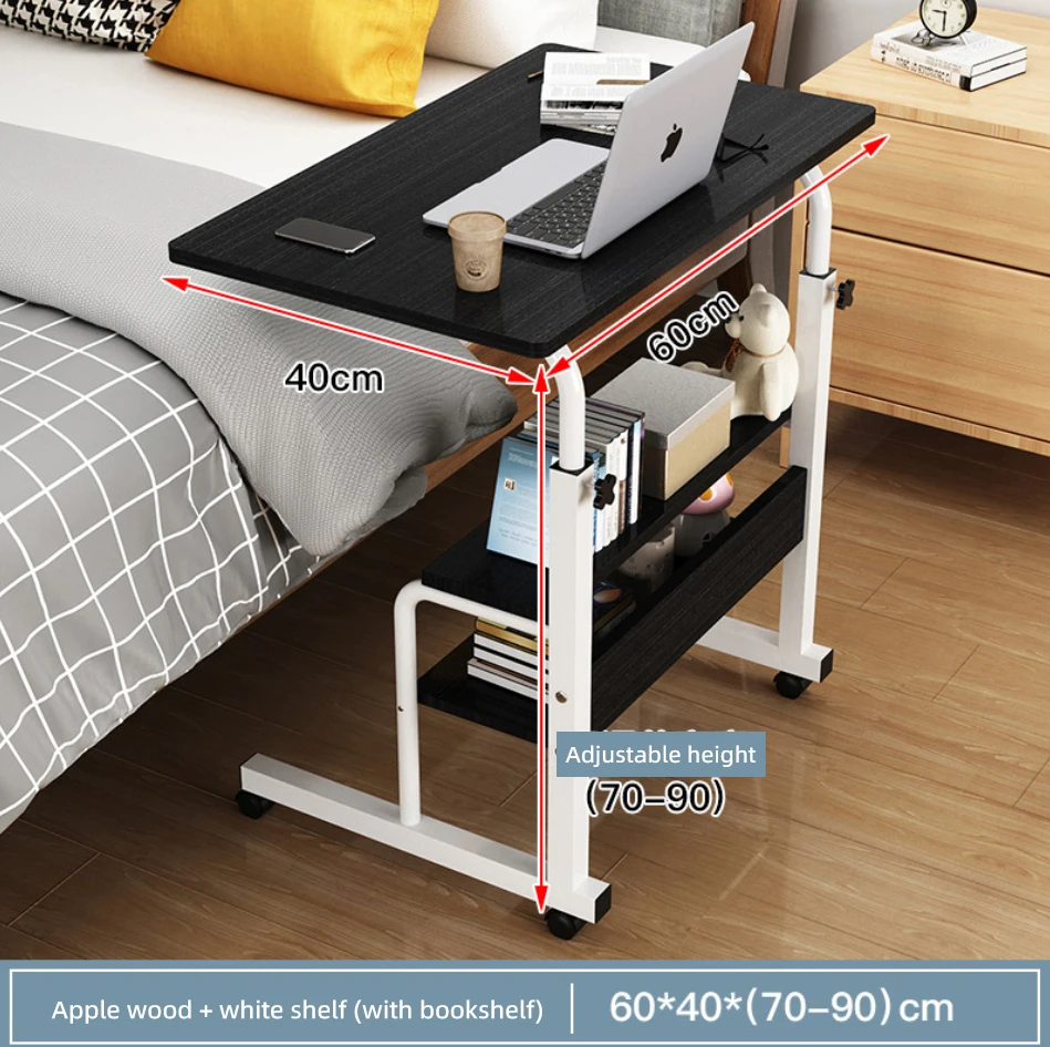 The Newest Wooden Laptop Stand Movable Table Home Office Mini Furniture ...