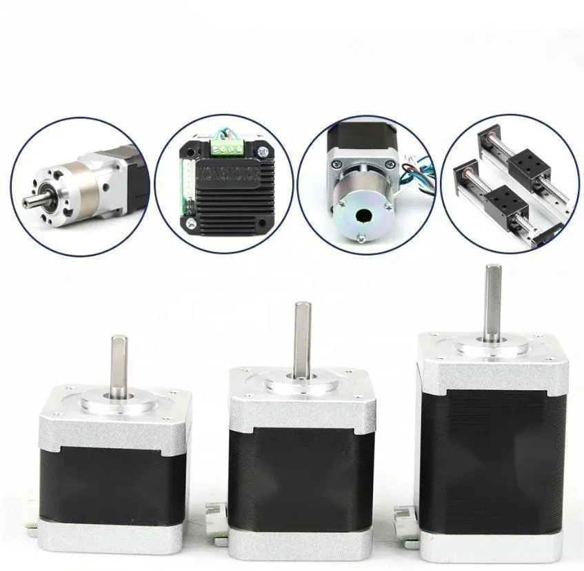 Kit Cnc 3 4 5 Axis Stepper Motor Kit 4.5N.m 8N.m 12N.m Nema 34 Closed ...