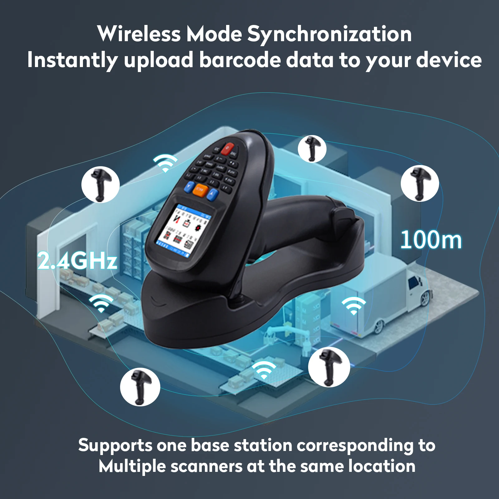 JR S-7103 Warehouse Inventory Management Scanner 2D QR